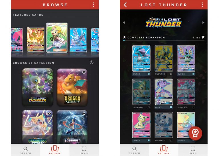 ‘Pokemon TCG Card Dex’ from The Pokemon Company International has soft ...