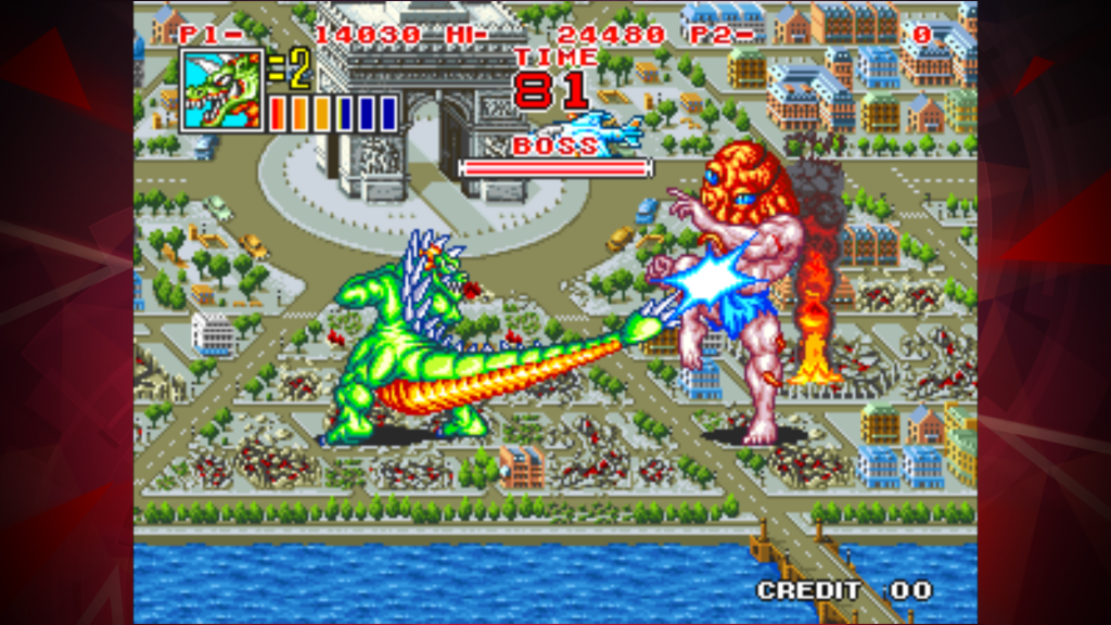 1992-Released Action Game ‘King of the Monsters 2’ ACA NeoGeo From SNK ...