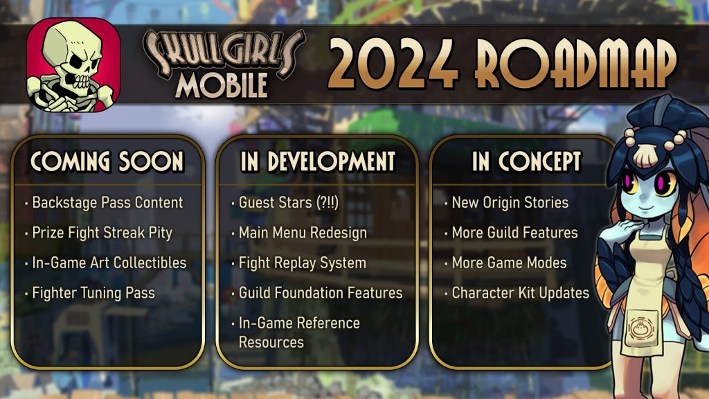 Skullgirls Mobile 2024 Roadmap Revealed With New Origin Stories, Guest ...